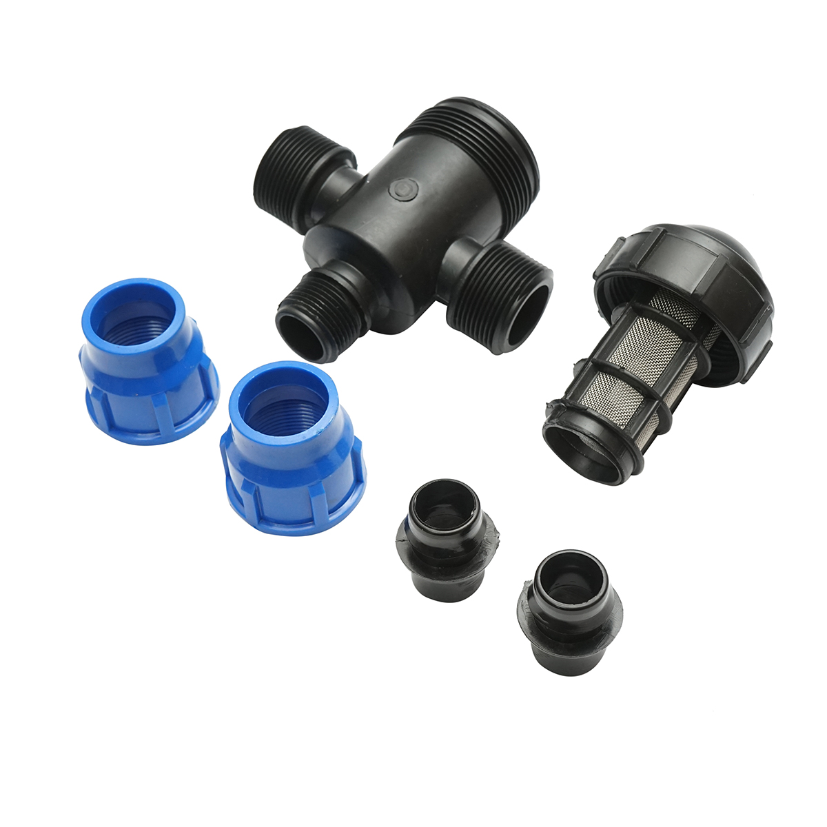 Sisteme de irigare :: Filtru plastic teu cu sita 30x30mmx1 tol pentru ...